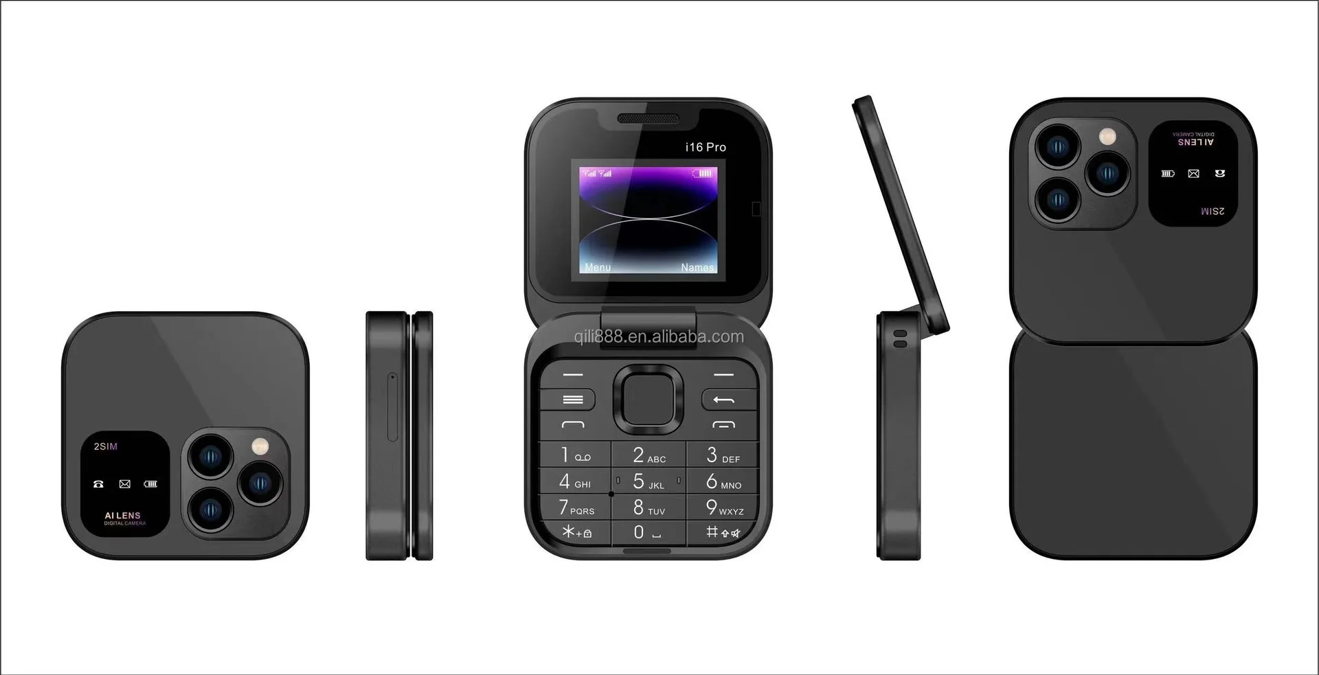 Cheap Flip Cell Phone with Dual SIM - Ideal for Students