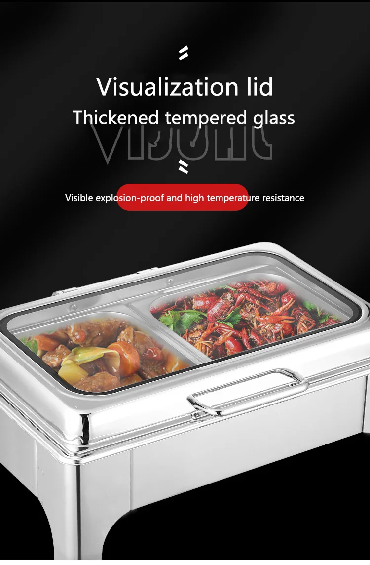 FTS Chef and Dish Buffet Modern Electric Chafing Dish Professional ...