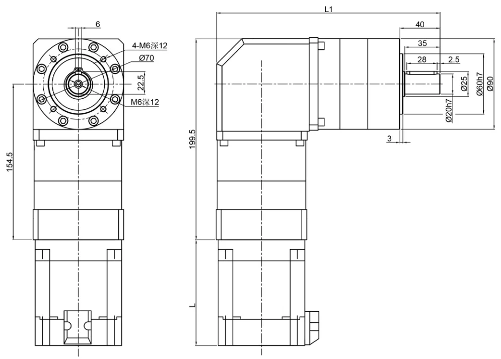 12volt 36V 48V 150nm 240 Nm 1hp 750W 600W 450W Bldc Motor for Lawnmower