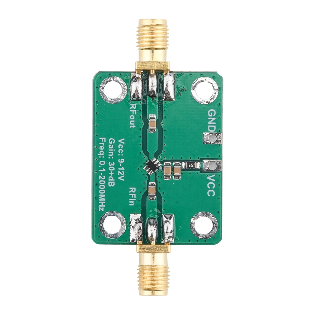 Broadband Low Noise LNA RF Amplifier Module 0.1-2000MHz 32dB Gain for ...