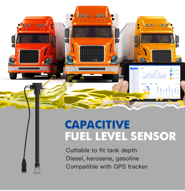 GLTV7 High Resolution Fuel Level Sensor for Fleet Management