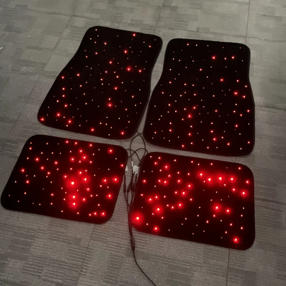 Fiber Optic Led Ambient Light Car Floor Mats for a Modern and Stylish ...