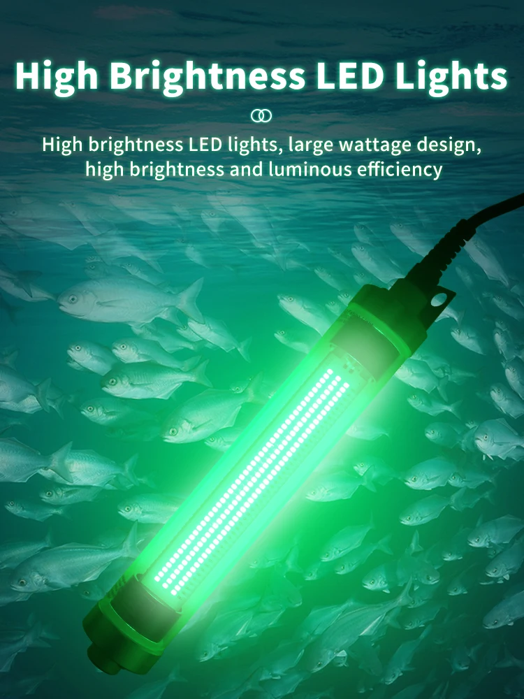 Built Inside Lead Block Submersible Fishing Light Led Deep Drop Fishing ...