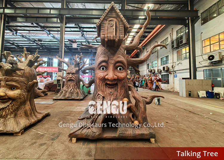 Artificial Speaking Tree - Interactive Animatronic Model
