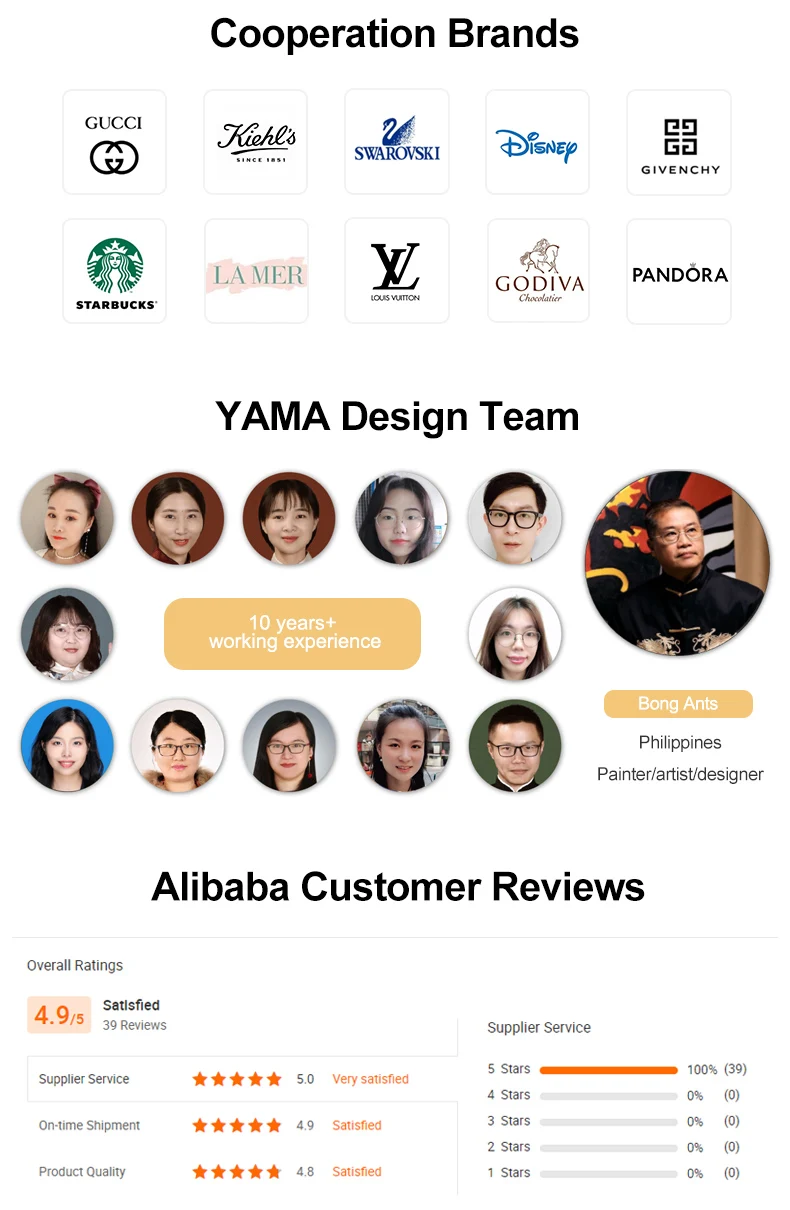 Yama Ribbon OEM 3D Puff Foil Gold Printed Satin Grosgrain