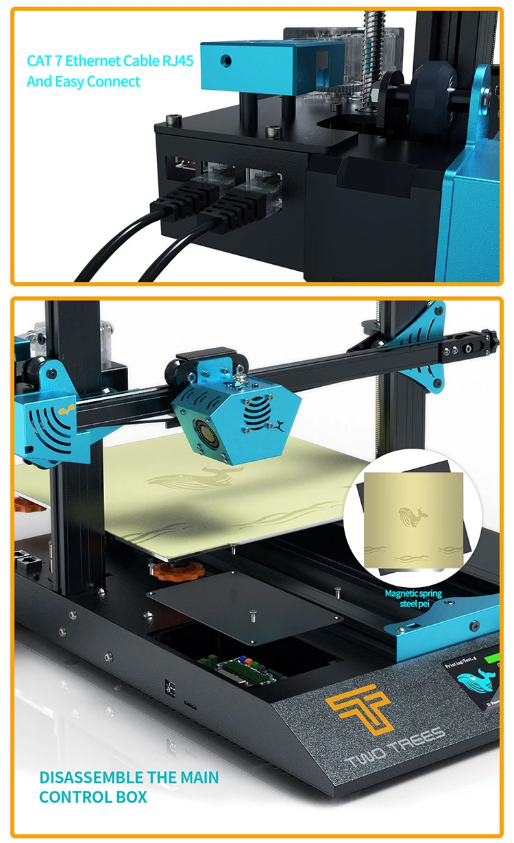 Impresora 3d De Dos Árboles Cnc,Área De Impresión Grande De Blu-5 3d ...