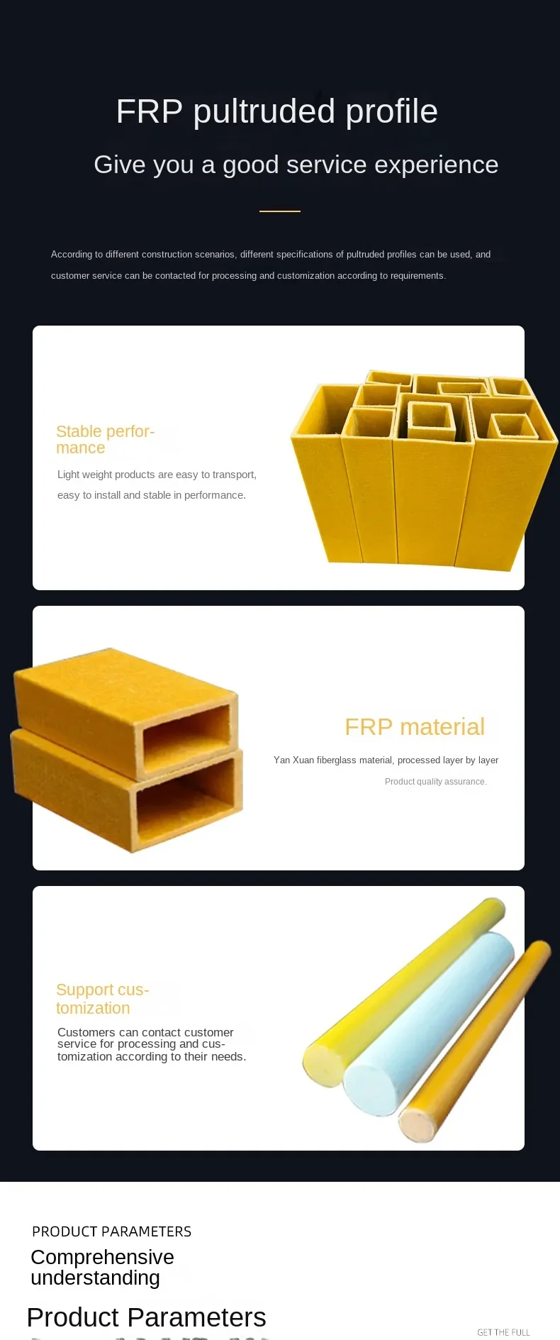 Pultrusion Channel Frp Sheet Fiberglass Plate Reinforced Flat Sheet Frp ...