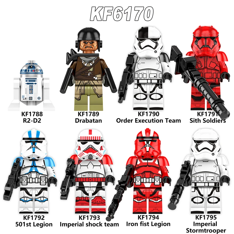 Kt1064 Star Clone Trooper Echo Hardcase Rex Storm Wars Series Model ...