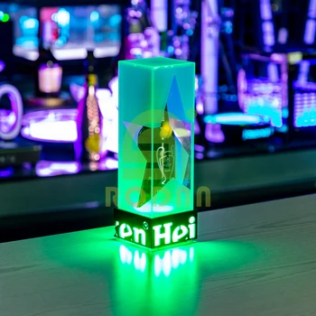Led Display Bottle Glorifier Wine Bar One Bottle Presenter - Buy Led ...