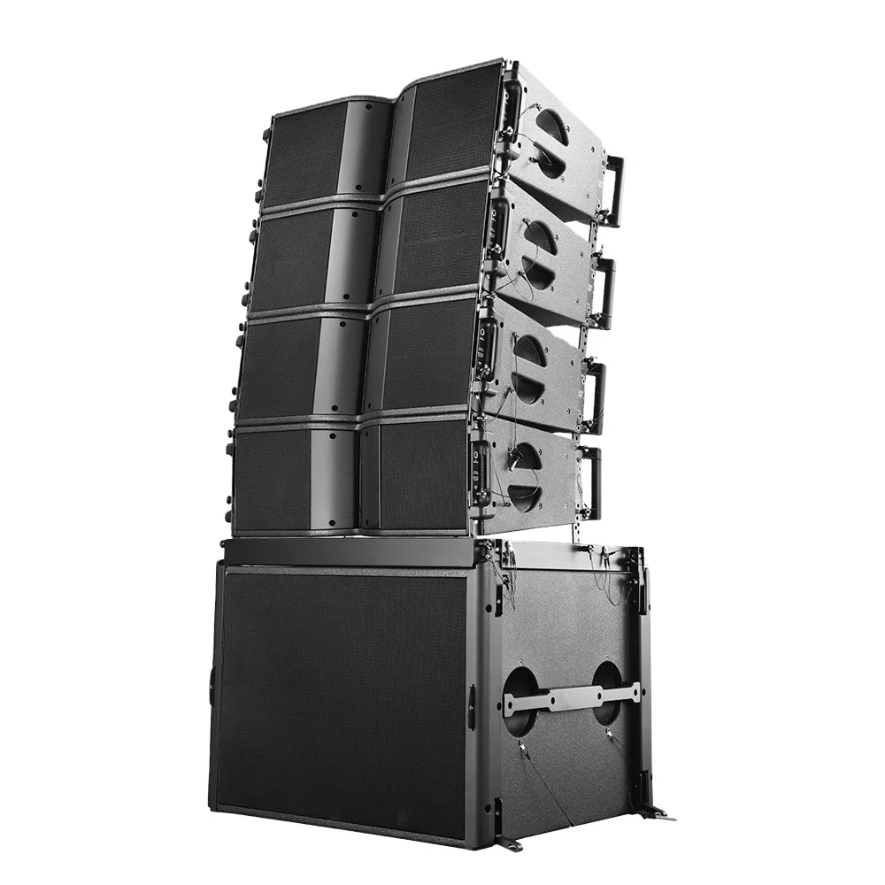 New Design Self Powered Double 10 Inch Line Array Speaker System For Active Stage Speaker - Buy ...