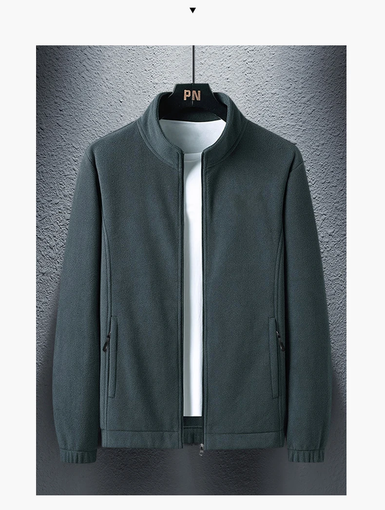 Men's Fleece Jacket - Custom Tech Micro Polar Fleece