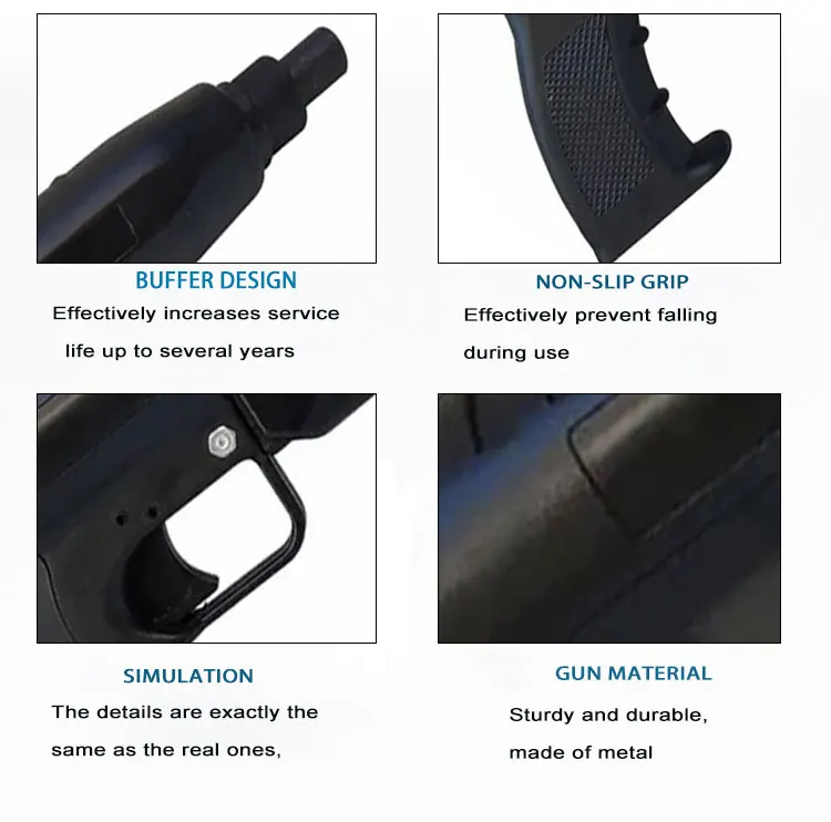 High Performance Metal Nail Guns 396 Steel Nails Guns Gunpowder Powered ...