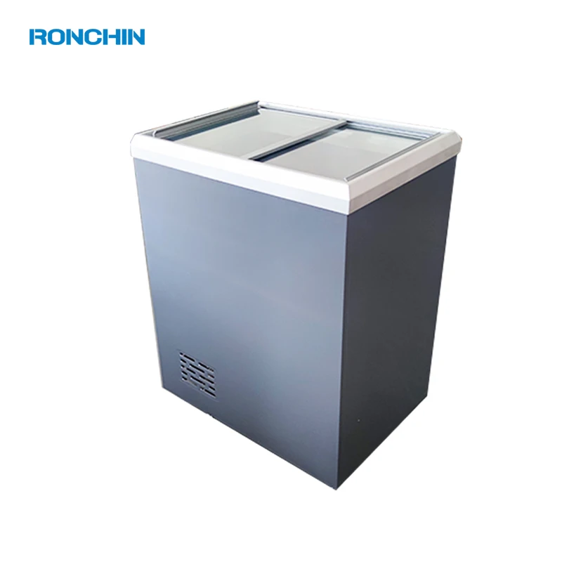 New Design Display Commercial Deep Freezer Horizontal Chest Freezer ...
