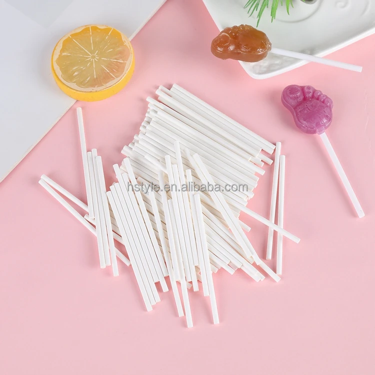 Hstyle 100PCS Paper Lollipop Sticks - Perfect for Party Decor