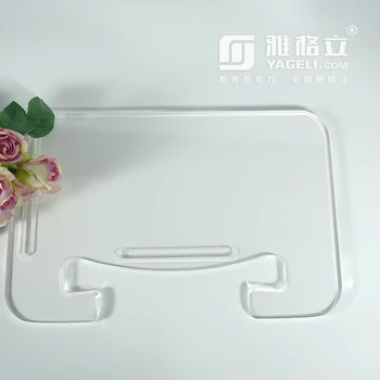 Modern Transparent Square Food Tray Customized Portable Acrylic ...