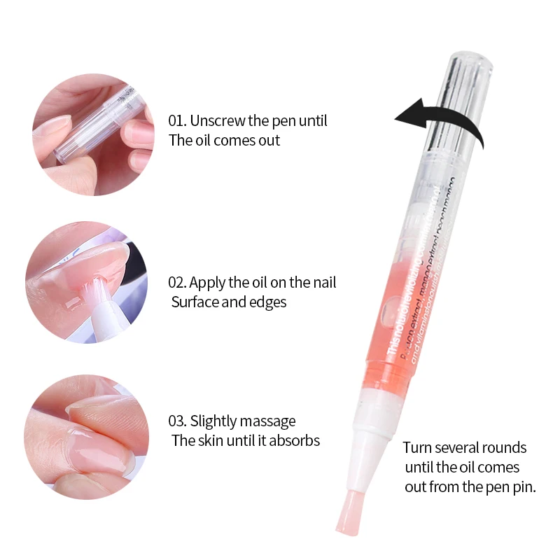 Wholesale Custom Nail Cuticle Oil Pen Private Label Fruity Smell Nail ...