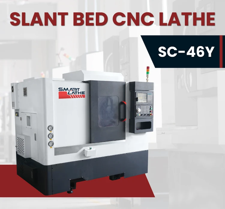 Flexible Manufacturing Power Turret Torno Cnc Para Metal Automatic Turning Slant Bed Cnc Lathe ...