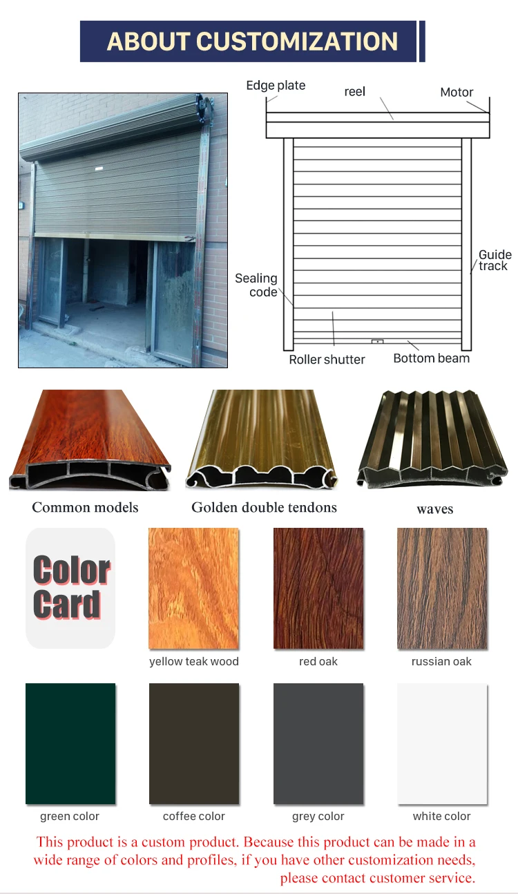 16x8 Garage Door Automatic Roll up - Secure & Stylish