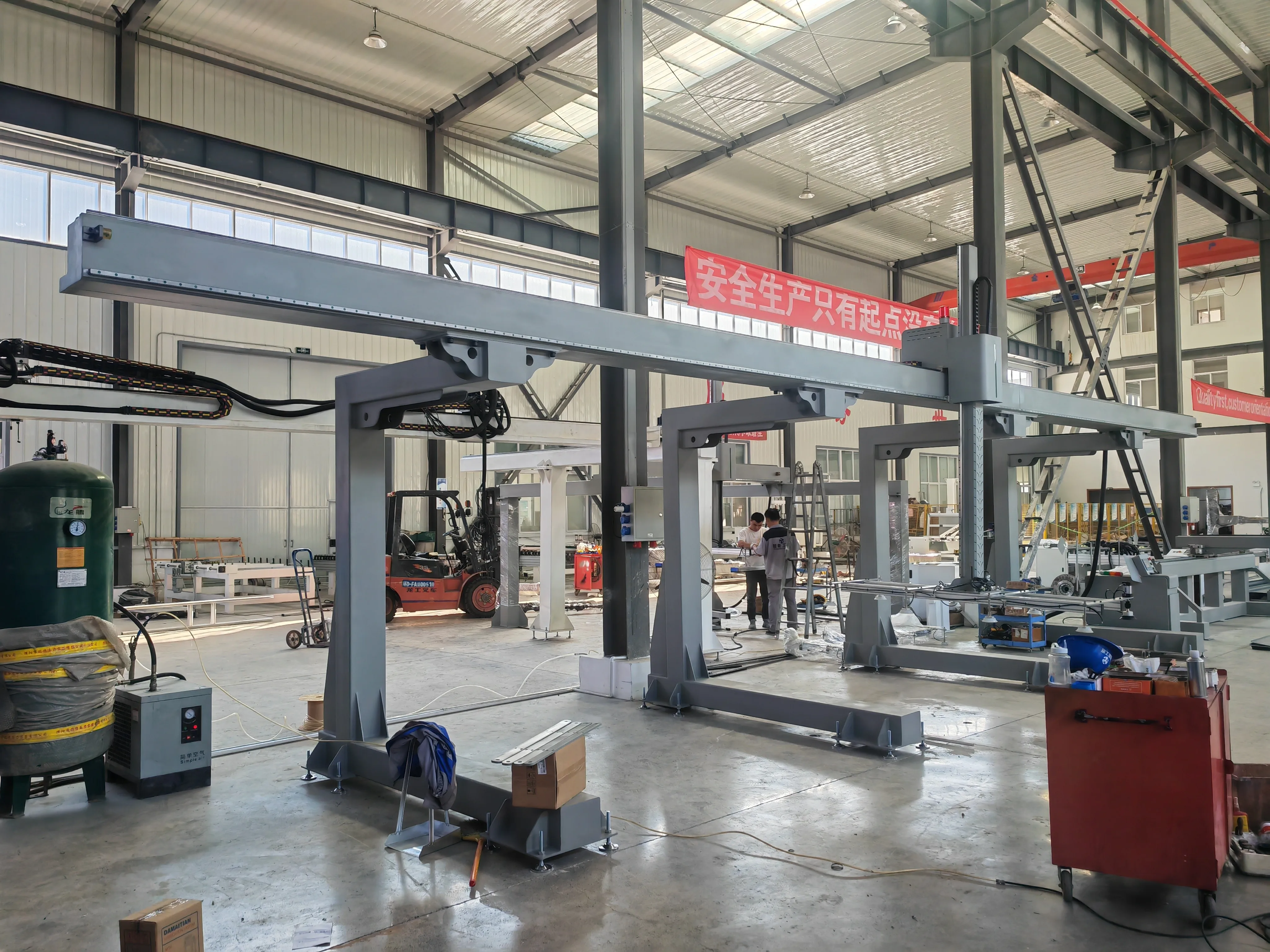 Auto Loading And Unloading Gantry Robot Used For Sheet Metal Laser ...