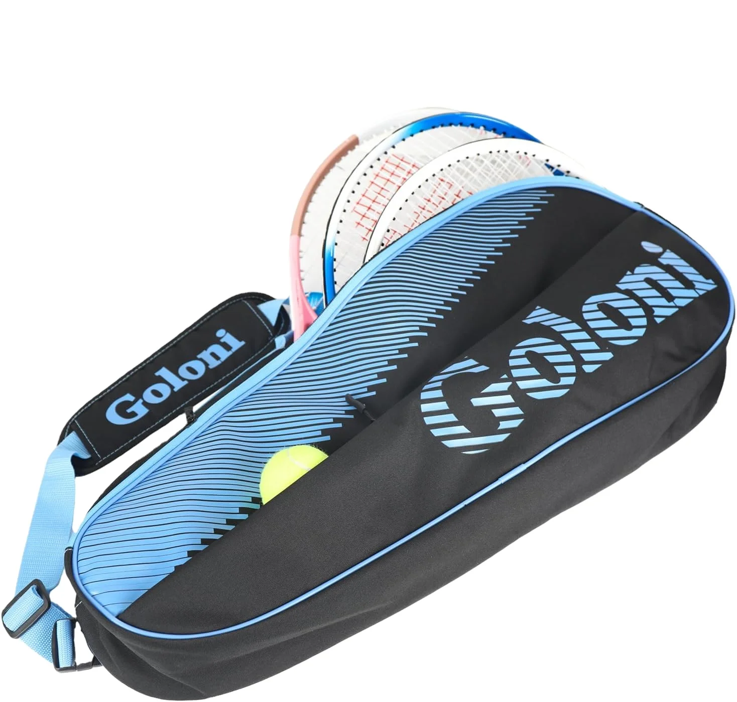Custom 3 Racquet Racket Tennis Bag Padded To Protect Rackets ...