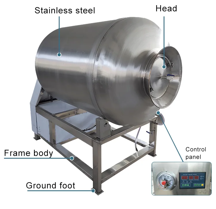 Stainless Steel Commercial Small Hydraulic Meat Chicken Fish Salting ...