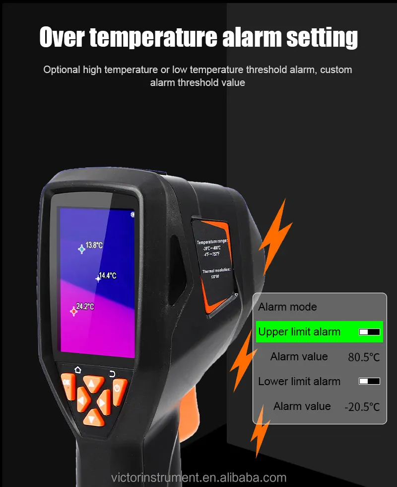 VICTOR 320 120*90 Handheld Visible Light and IR Light Quad-core ARM ...