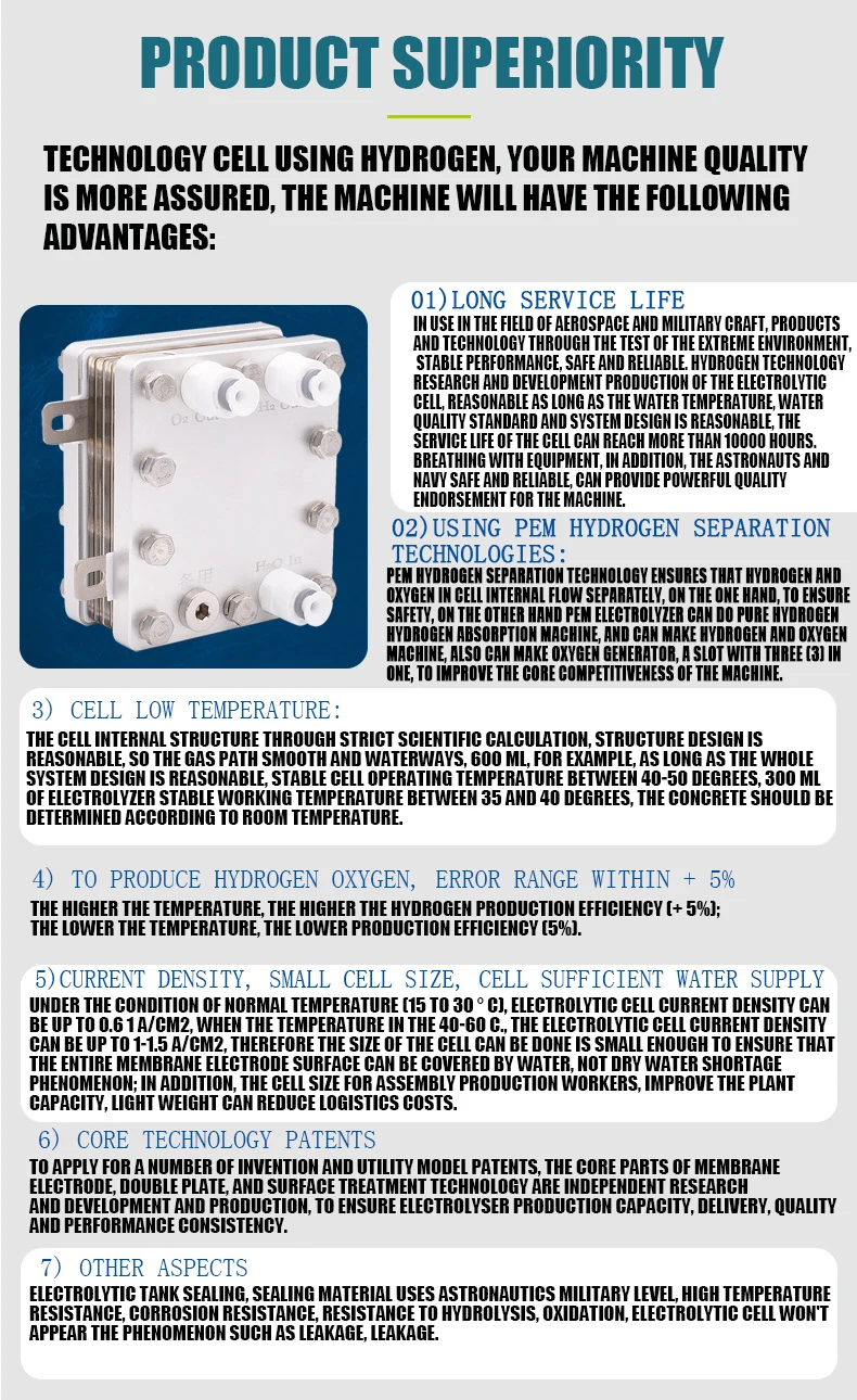 Pem Hydrogen Electrolysis Cell Pure Water Electrolyzer Unit - Buy Pem ...