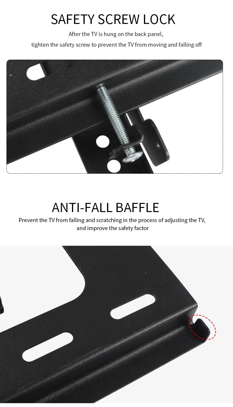 Hillport Screen Universal Vesa Tilt Stents Bracket Wall Tv Mounts ...