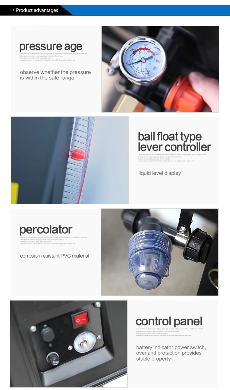 Seesa 80L/100L Electric Powered Pump Sprayer for Agriculture