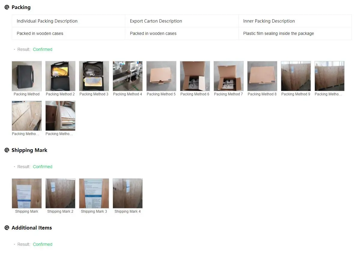 High Efficiency Poly Bag Labeling Machine - Video Inspection