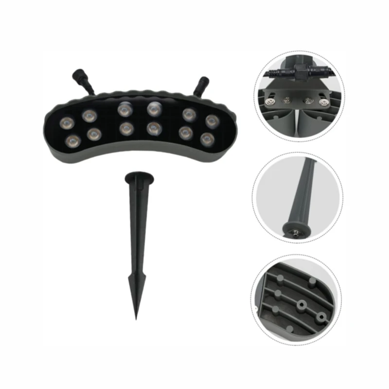 Outdoor Waterproof DC24V 12W Palm Tree Ring - Roto-Lite, Inc