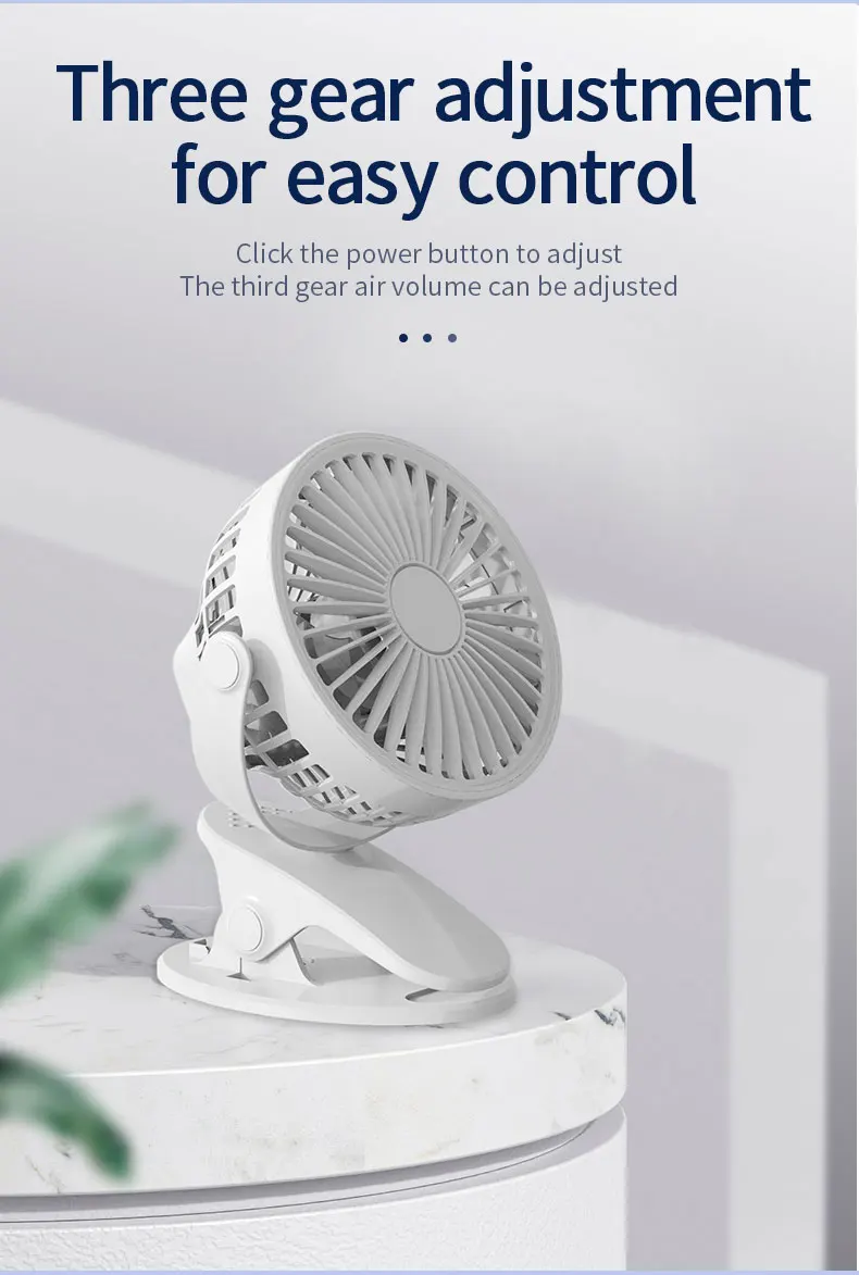 2022 Portable Clamp Personal Cooling Table Desktop Fans Baby Stroller ...