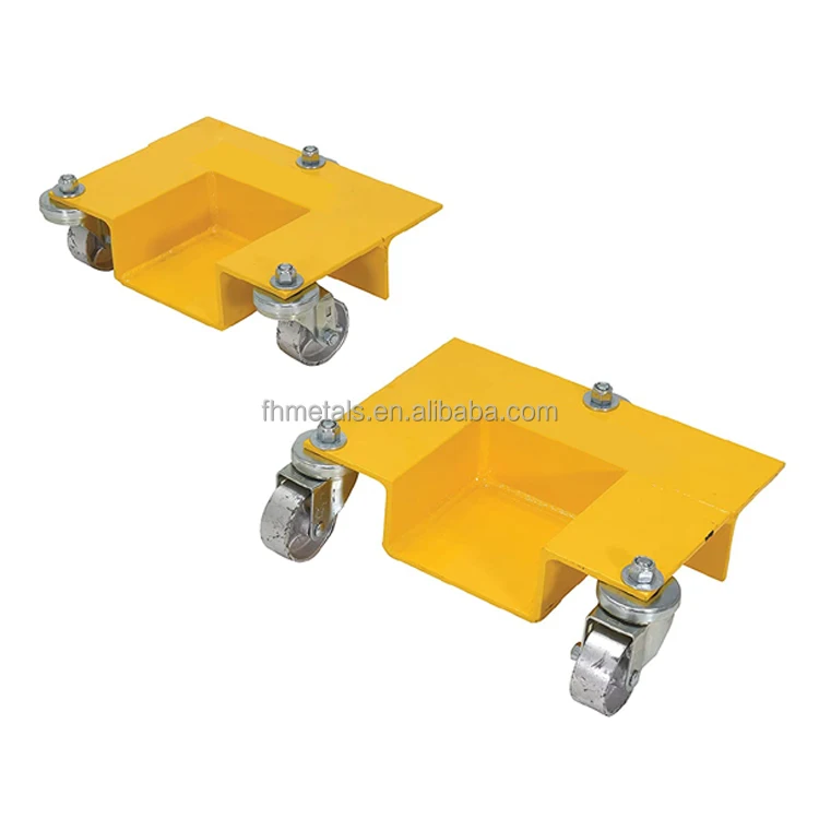 Heavy Duty Pallet Rack Lifting Dollies - 1000lbs Capacity, 14"L x 10"W ...