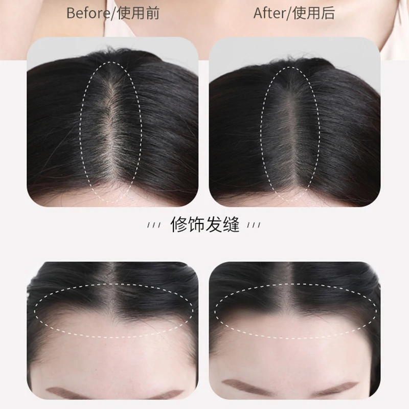 White Chalk on Hairline - Temporary Hair Dye Solutions