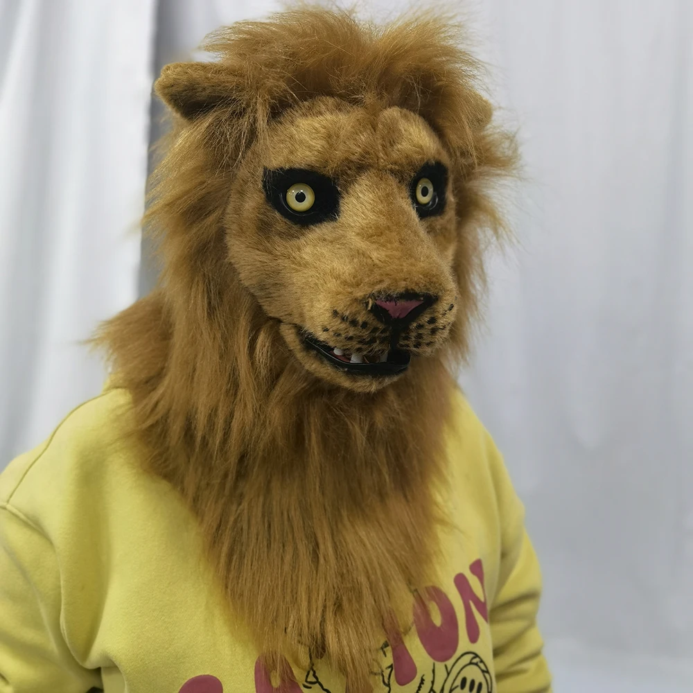 Moving Mouth Mask Animal Mask Wolf Animal Carnival Face Masks - Buy ...