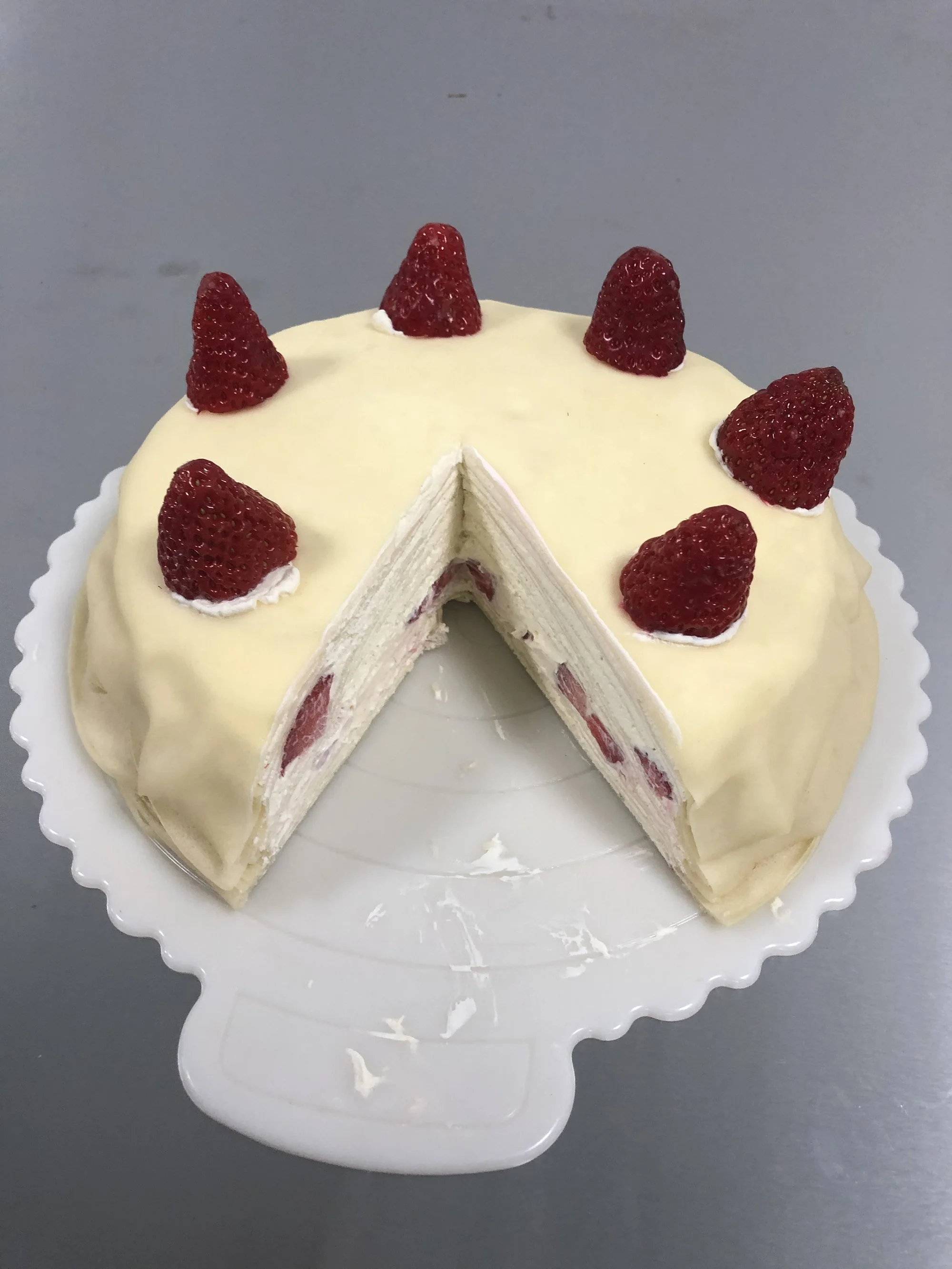 Commercial Mini Cake Machine Maker Mango Durian Matcha Pancake Skin ...