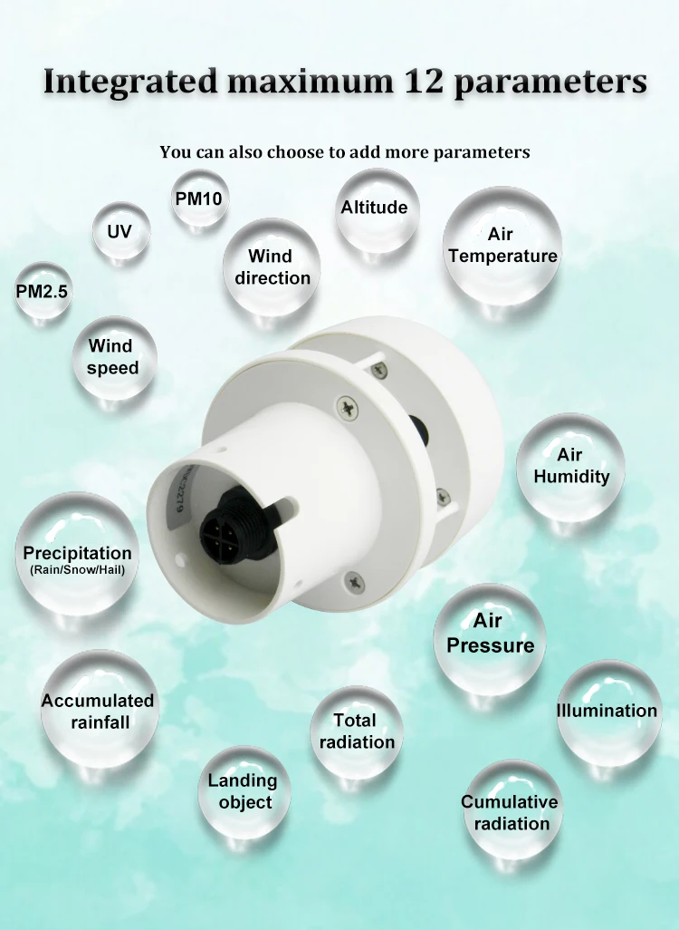Veinasa-cxs02b Ultrasonic Anemometer - Precision Weather Station