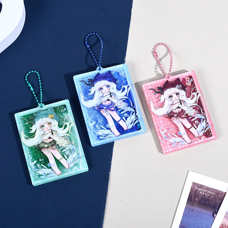 Custom Acrylic Quicksand Standees Create Cartoon Acrylic Keychain ...