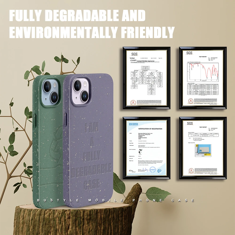 Eco-friendly Phone Cases - Biodegradable & Recyclable