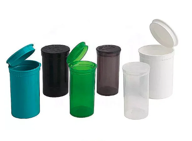 Container 6 Dram 13 19 30 60 90 Dram Pop Top Bottles for Medical Use