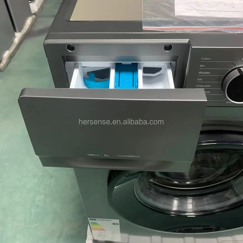 Home 9kg Front Load Washing Machine 220V 50hz Powerful Motor 1950W With ...