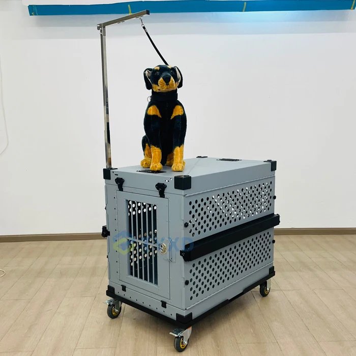 Aluminum Foldable Dog Cage - Collapsible & Sustainable