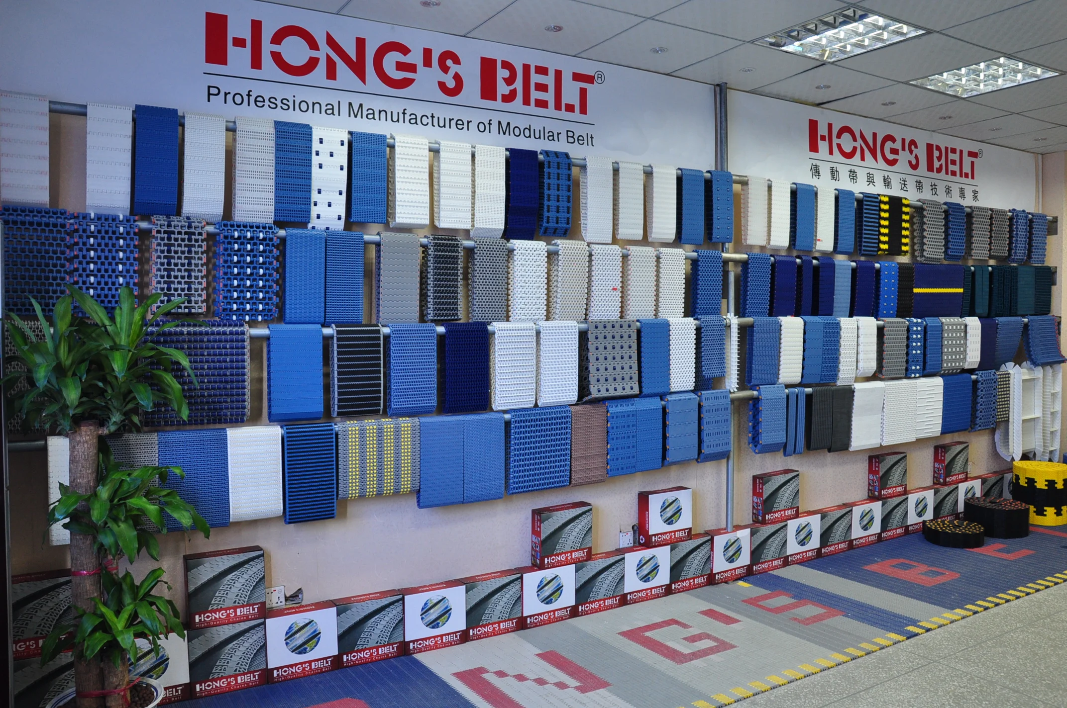 Hongsbelt Modular Plastic Conveyor Belts - Durable & Versatile