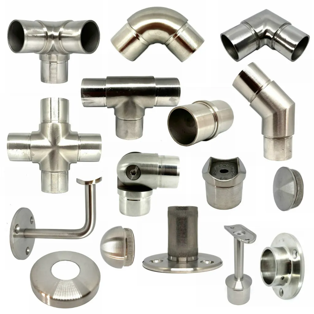 Wall Mount Stainless Steel Stair Handrail Glass Standoff Pin Bracket ...