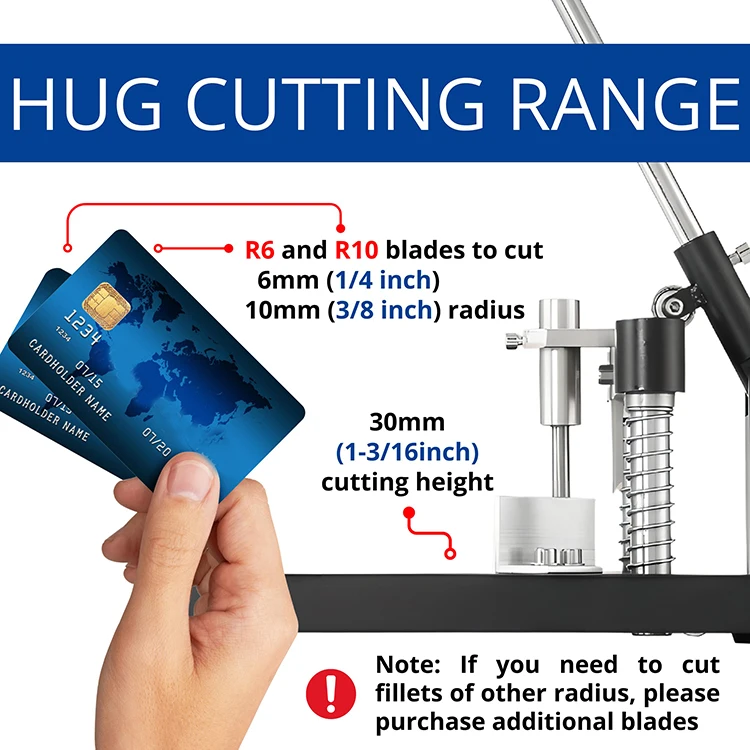 Corner Rounder Cutter Machine Black Heavy Duty Corner Rounder R6mm ...