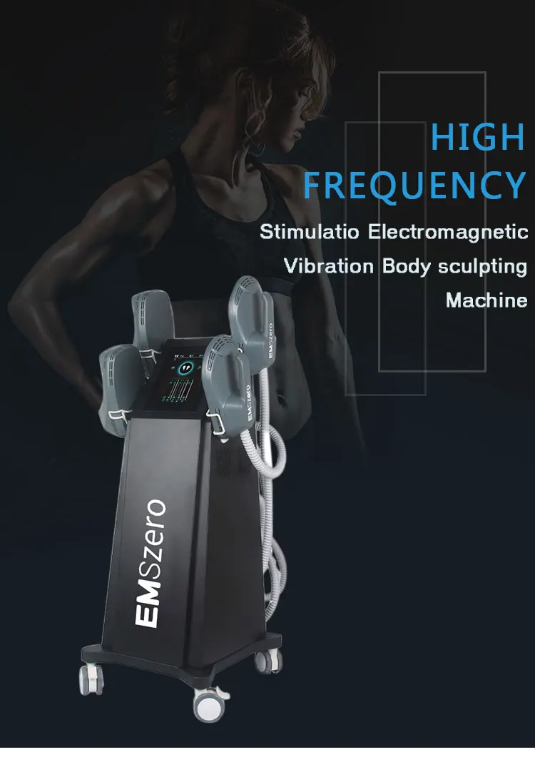Multifunction 4 Handles EMS Cellulite Fat Reduction Body Shaper Machine ...
