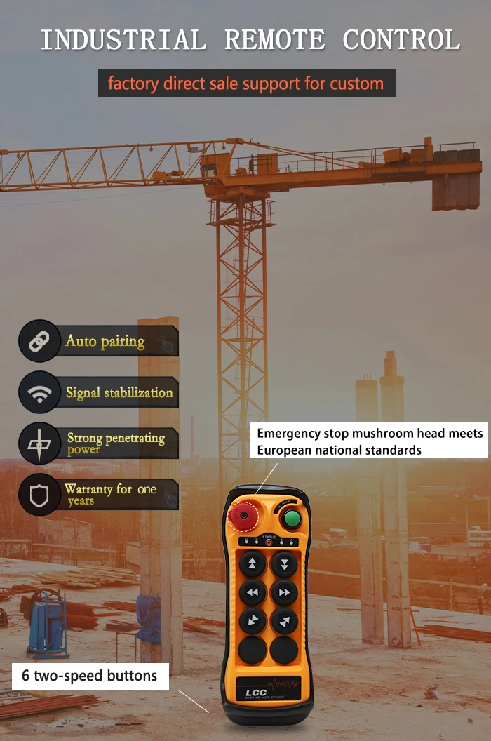 Q606 Autocrane - Industrial Remote Control for Overhead Cranes