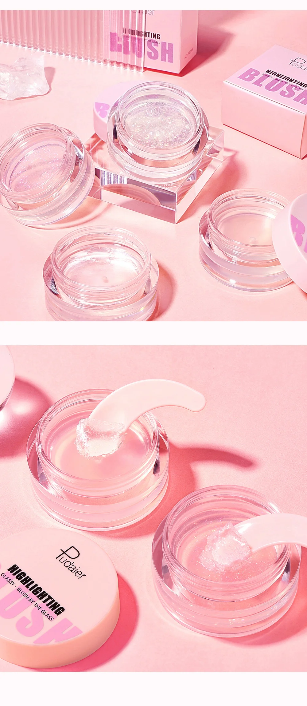 Pudaier Color Changing Blush - High-Quality Gel Makeup