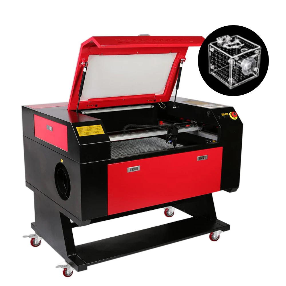 Vevor Peixu Best Vevor 80w Co2 Laser Cutting Machine 700*500mm Rotary ...