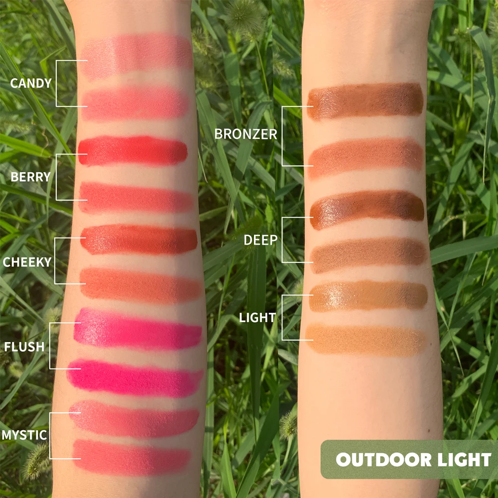 Wholesale Custom High Pigment Waterproof Blush Palette Private Label ...